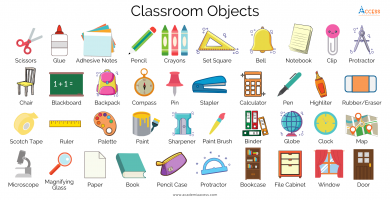 Objetos del Salón de Clases 🤓 | Vocabulario en Inglés 2023